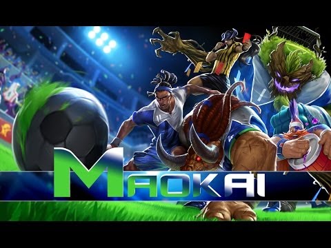 League of Legends: Goalkeeper Maokai (HQ Skin Spotlight) - YouTube