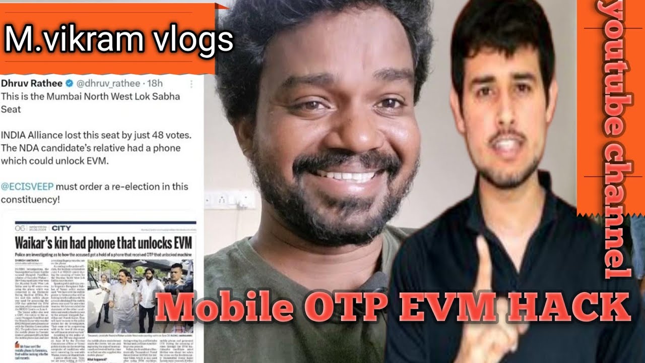 Mobile OTP unlock Evm machine hack Dhruv rathee 😂😂 - YouTube