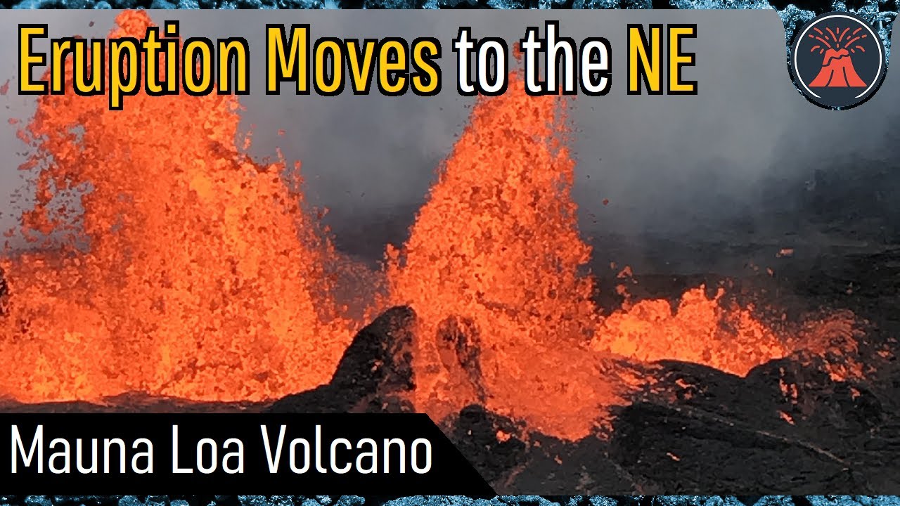 Mauna Loa Volcano Eruption Update; Fissures Open in the Northeast Rift Zone - YouTube