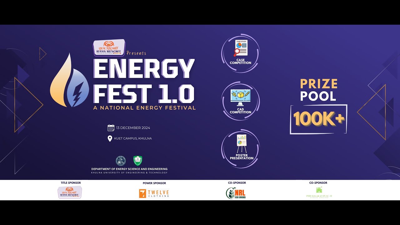 Energy-Fest 1.0 | KUET ESE | Energy Science and Engineering - YouTube