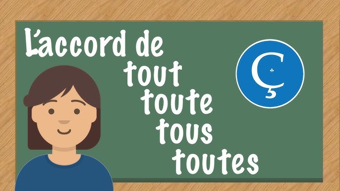 Tout Toute Tous Toutes In French Youtube قواعد اللغة