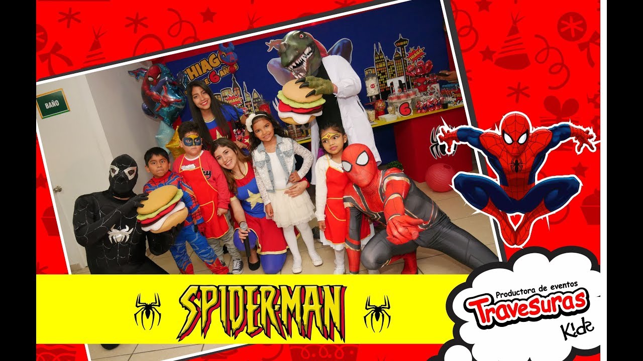 Shows Spiderman - Show Infantil - Travesuras Kids - YouTube