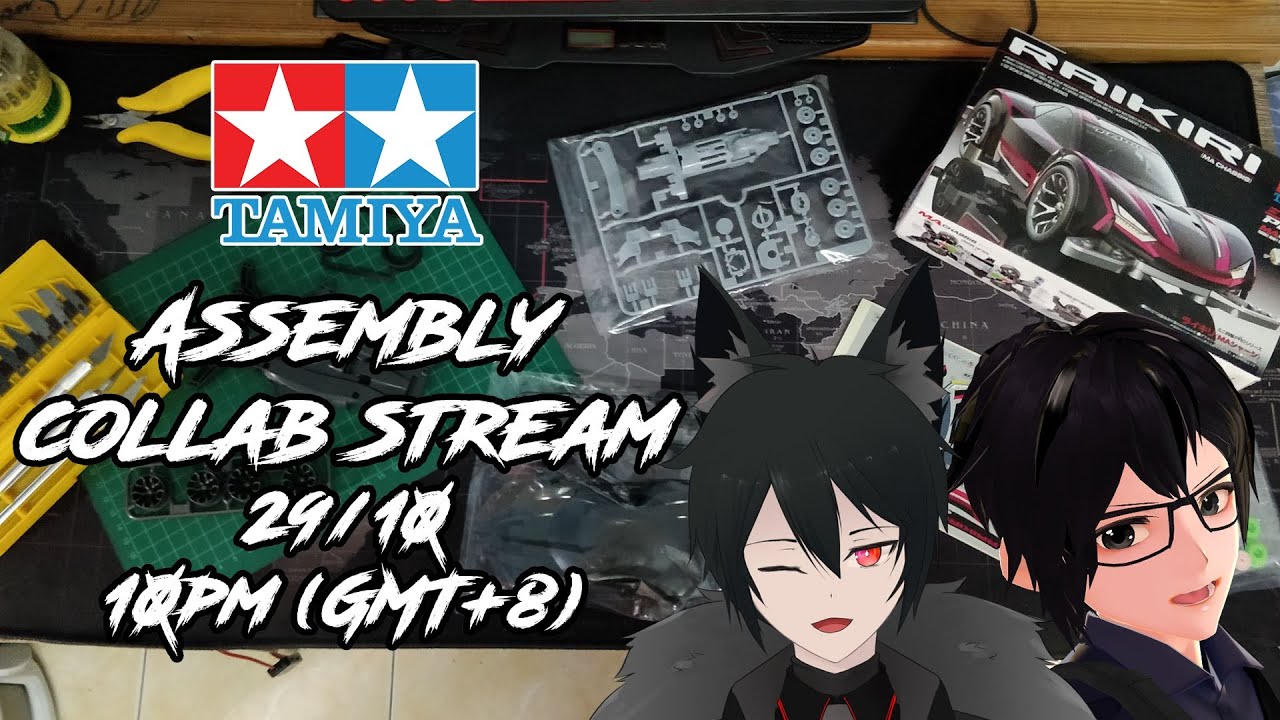【VTuber】Tamiya Mini 4WD Assembly Collab with Ricky (MY/EN) - YouTube
