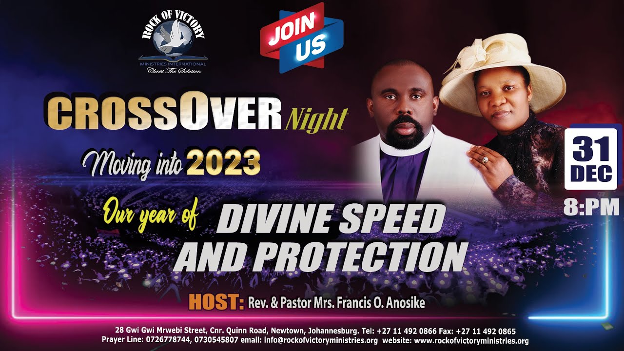 Cross Over Night Moving into 2023 | Our Year Of Divine Speed and ...