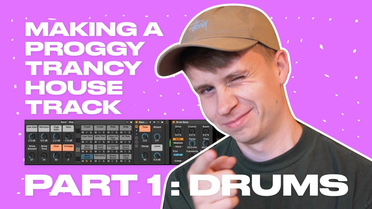 How to make a Proggy Trancy House Track (Part 1: Drums) - YouTube
