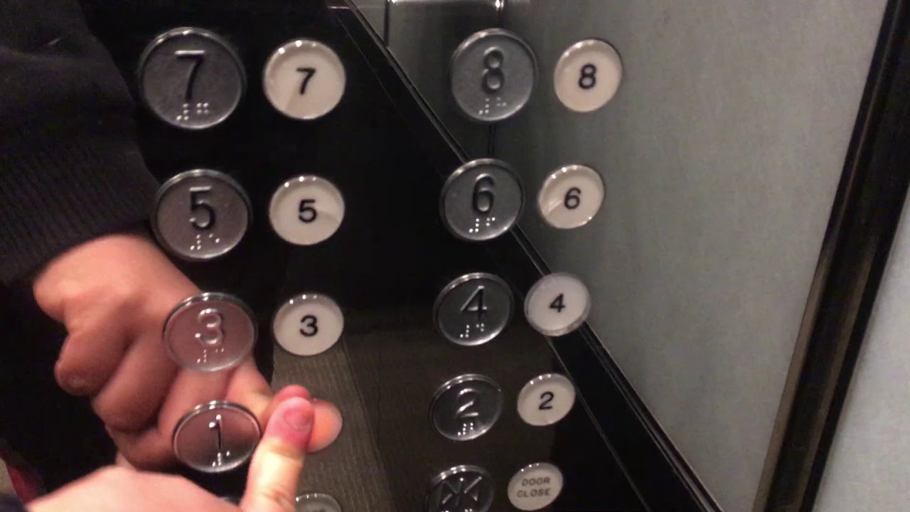 Otis Traction Elevators @ 3333 Michelson Drive, Irvine, CA - YouTube