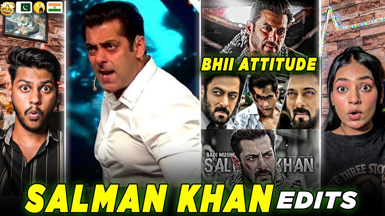 Pakistani Reaction on Salman Khan Attitude Videos 🔥| Salman Khan Angry ...