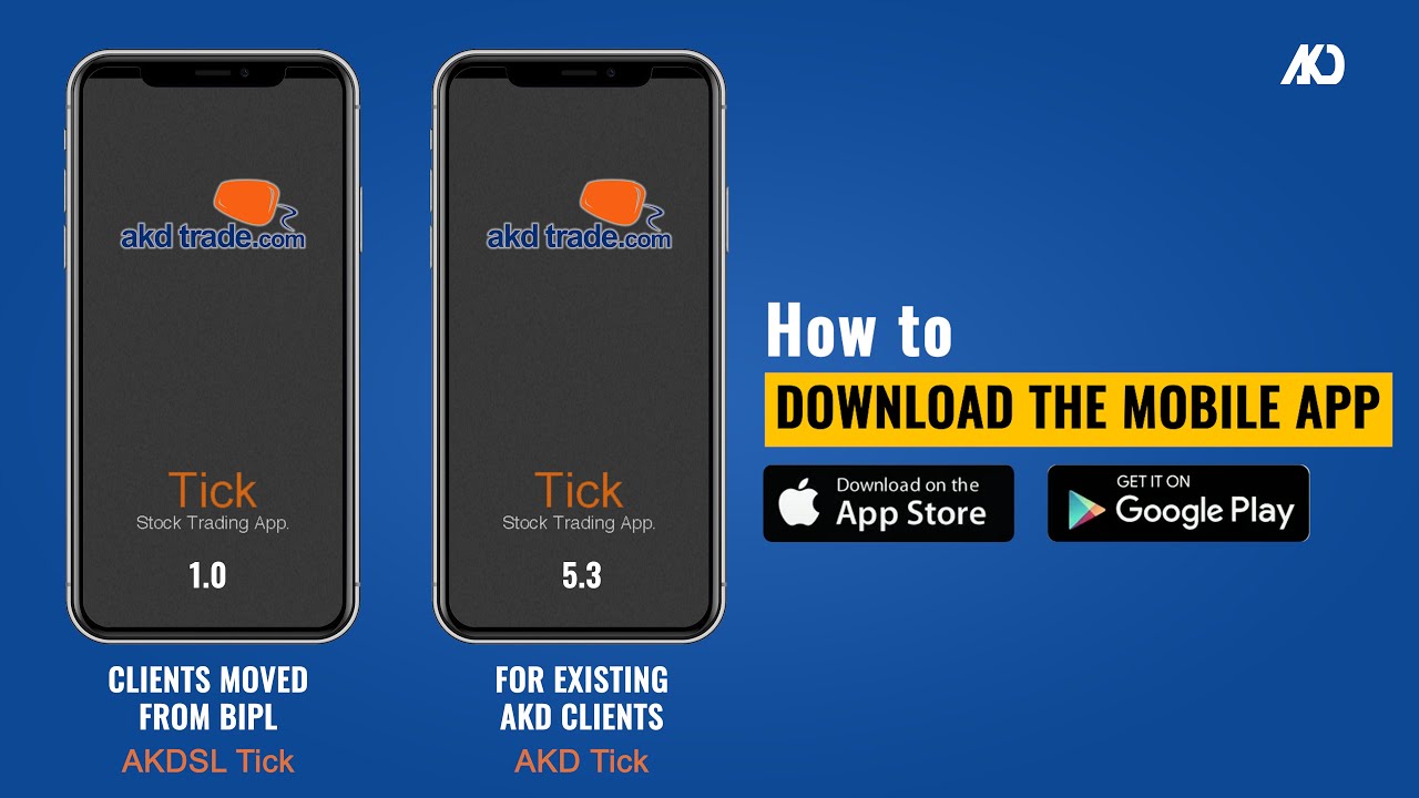 How to Download the Mobile App | AKD Tick | AKDSL Tick | AKD Securities ...