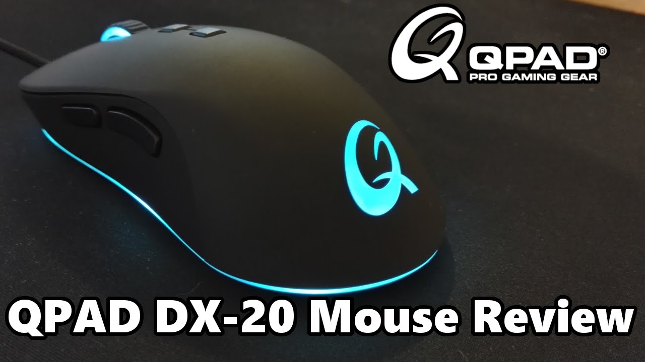 QPAD DX-20 Gaming Mouse Review - YouTube