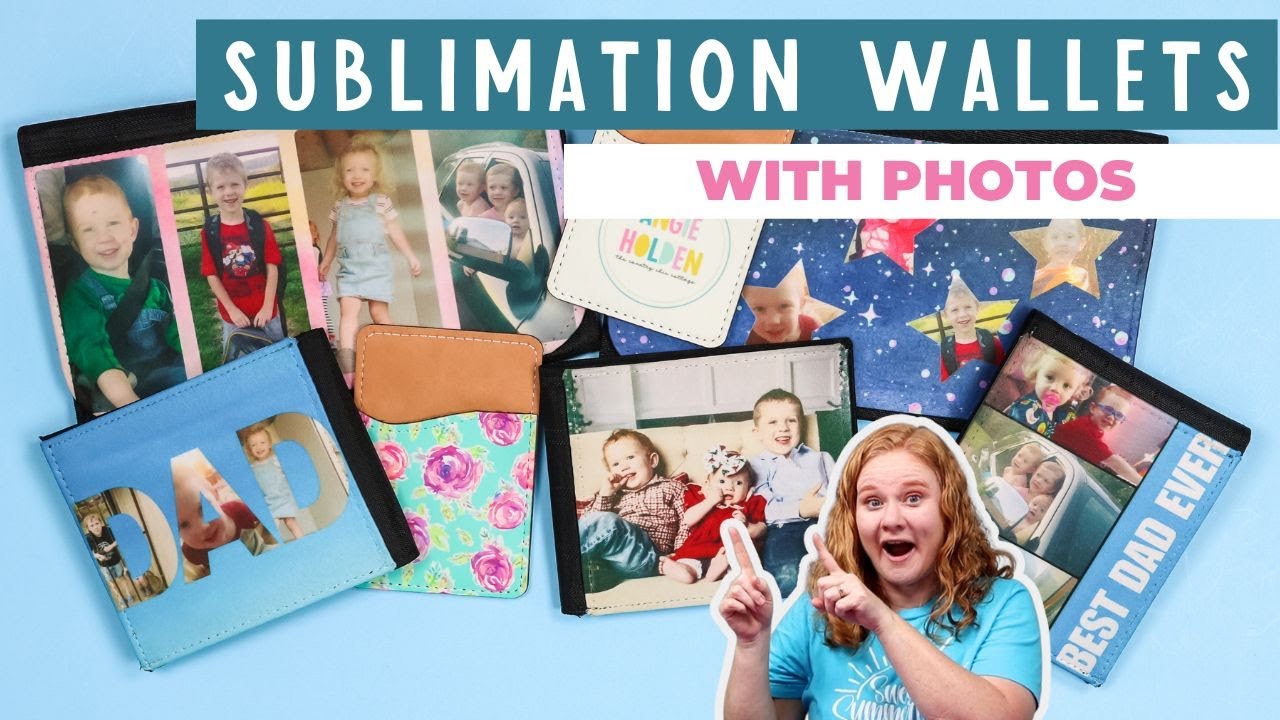 Custom Wallets with Sublimation (Including Adding Photos!) - YouTube
