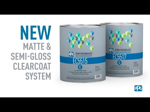 PPG Matte and Semi-Gloss Clearcoat System - YouTube