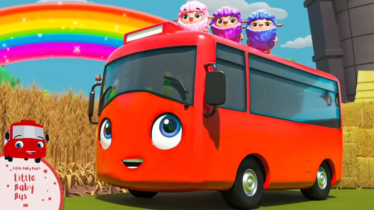 Buster and the Baa Baa Rainbow Sheep | Red Buster Car Anime | Fun Kids ...