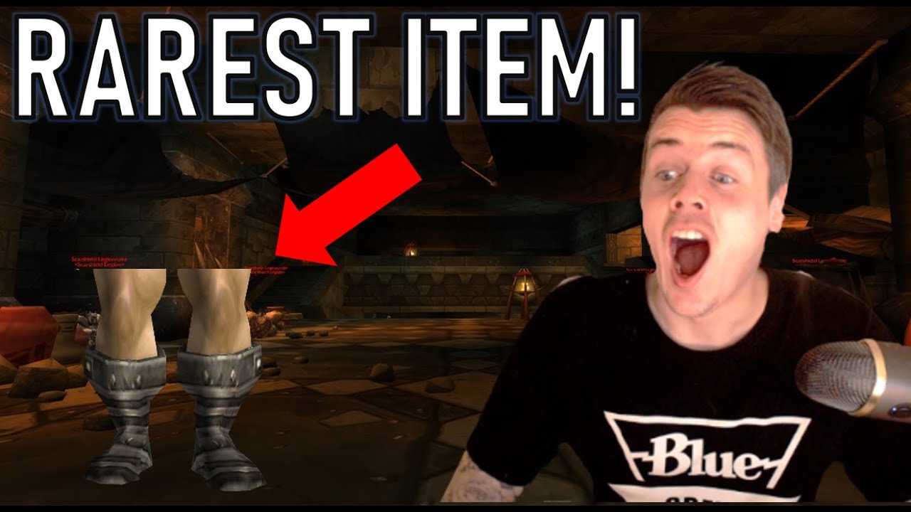 THE RAREST ITEM IN WORLD OF WARCRAFT JUST DROPPED! - YouTube