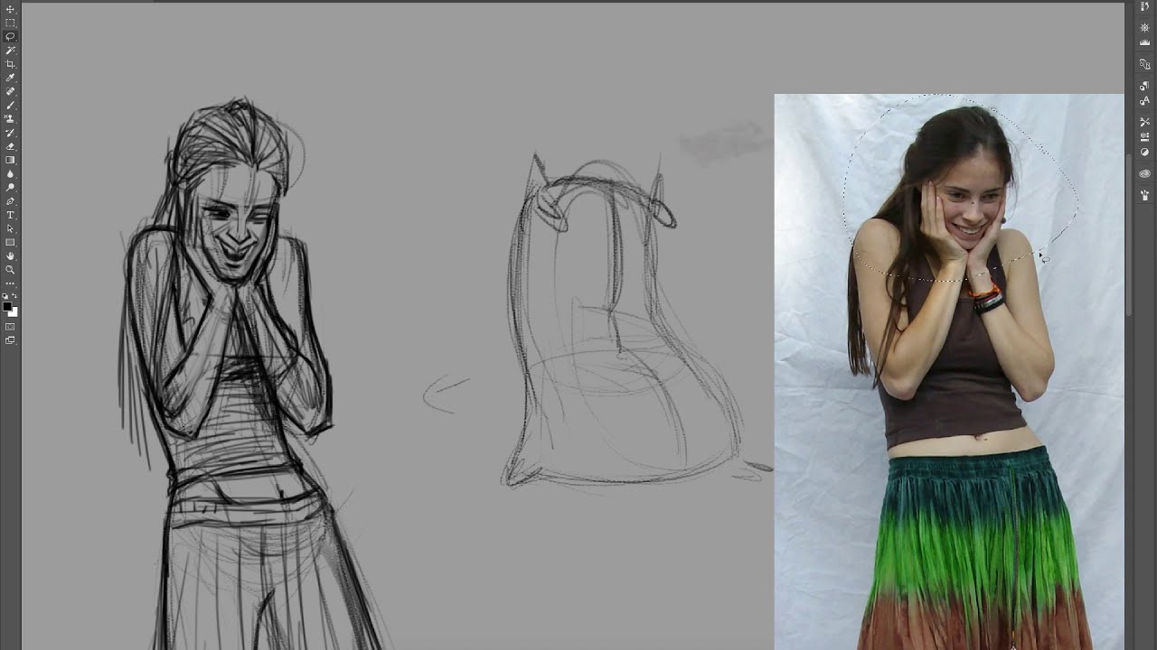 Drawing Practice - Girl - YouTube