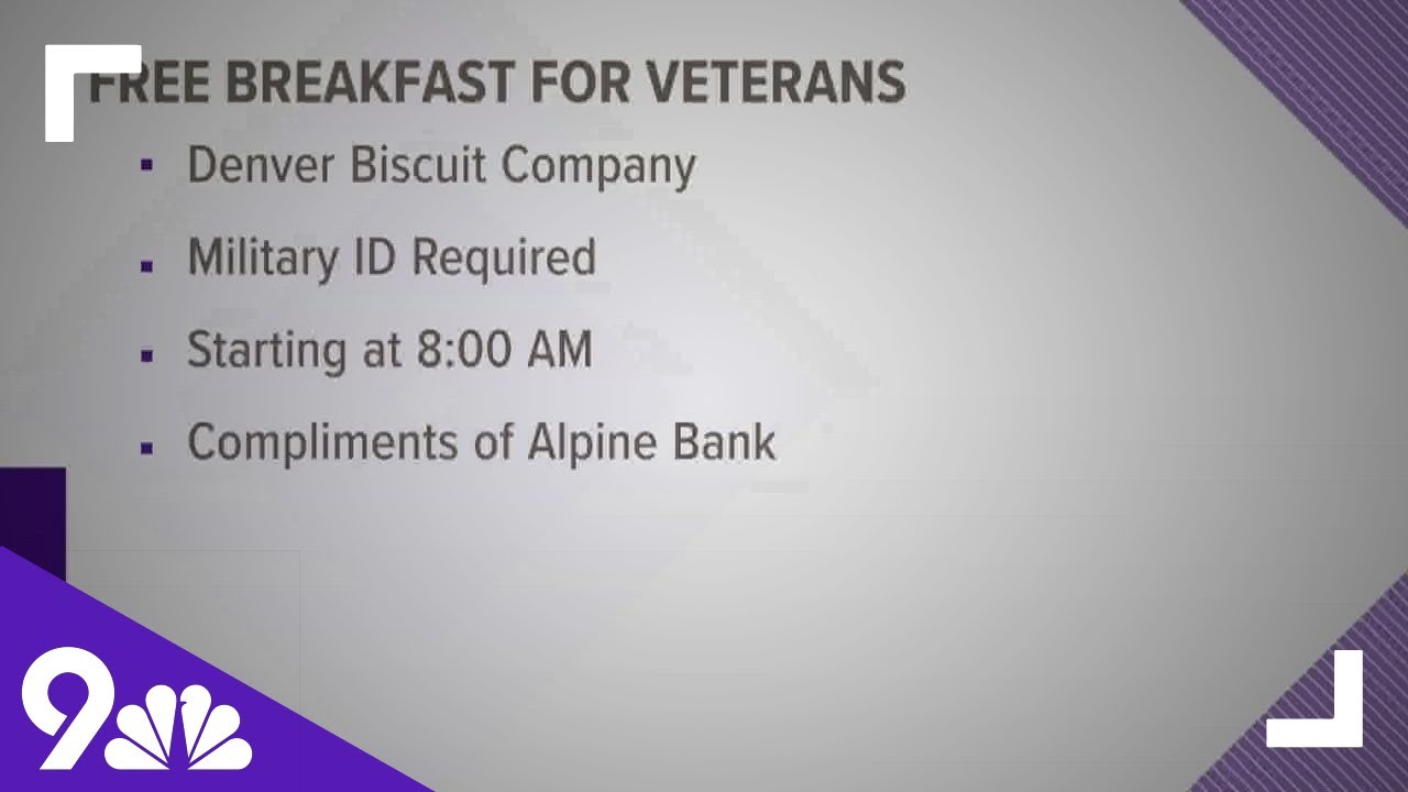 Veterans Day: Freebies and deals in Colorado - YouTube