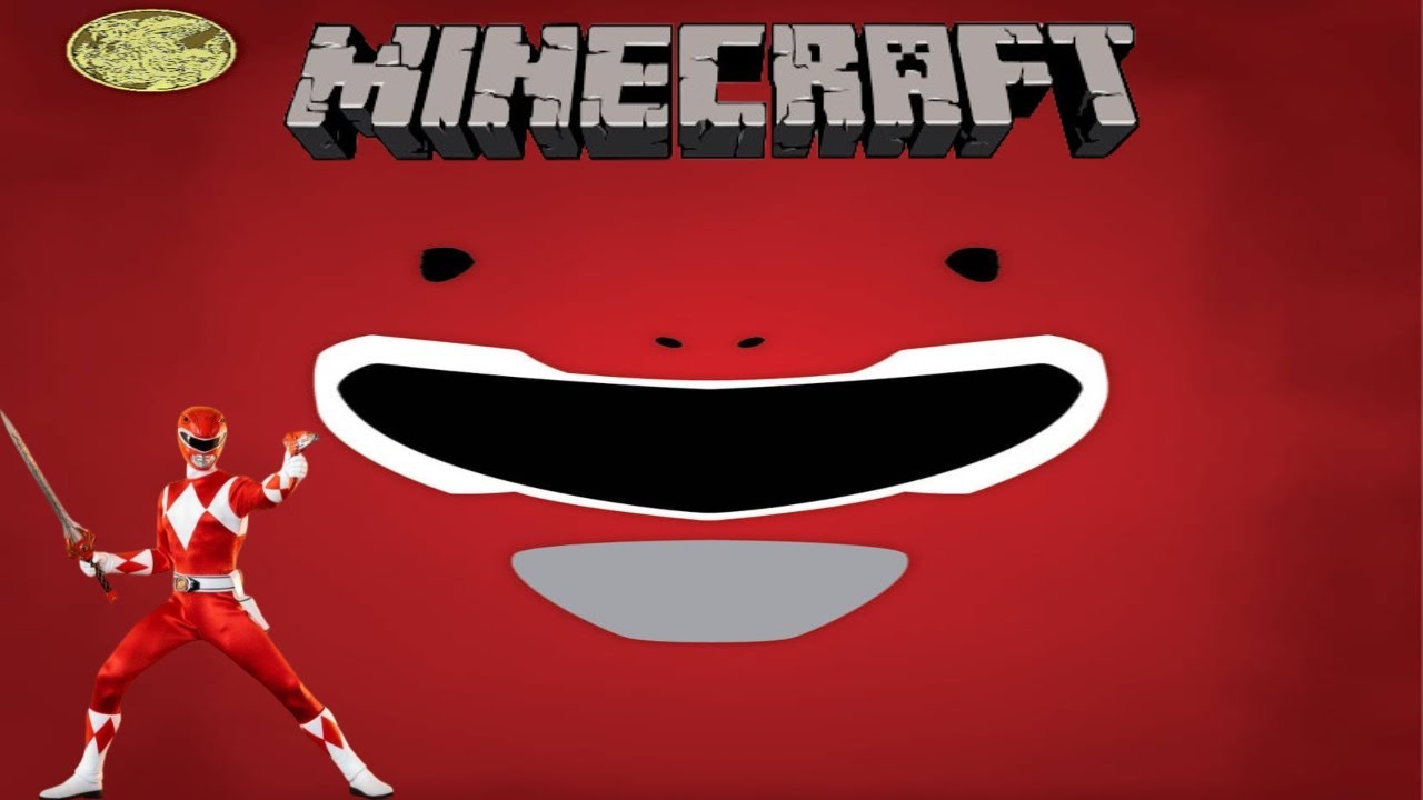Mighty morphin red ranger en minecraft (pixel art) - YouTube