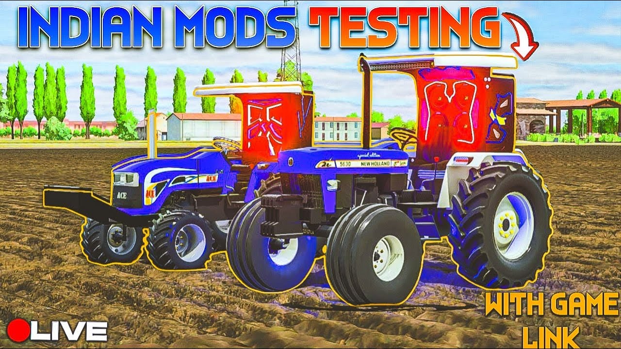 Farming simulator 25 indian mod live | Live fs25 | #nishu indian mods # ...