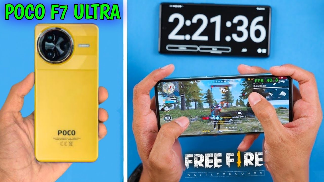 Poco F7 Ultra Free Fire | Poco F7 Ultra Pubg Test | Poco F7 Pro Free ...