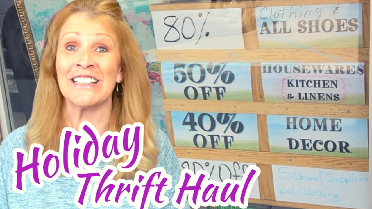 Thrift Clothing HAUL Celebrating National Thrift Day! - YouTube
