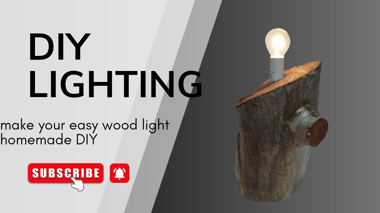 Just like/how you can make your easy wood light homemade ideas ...