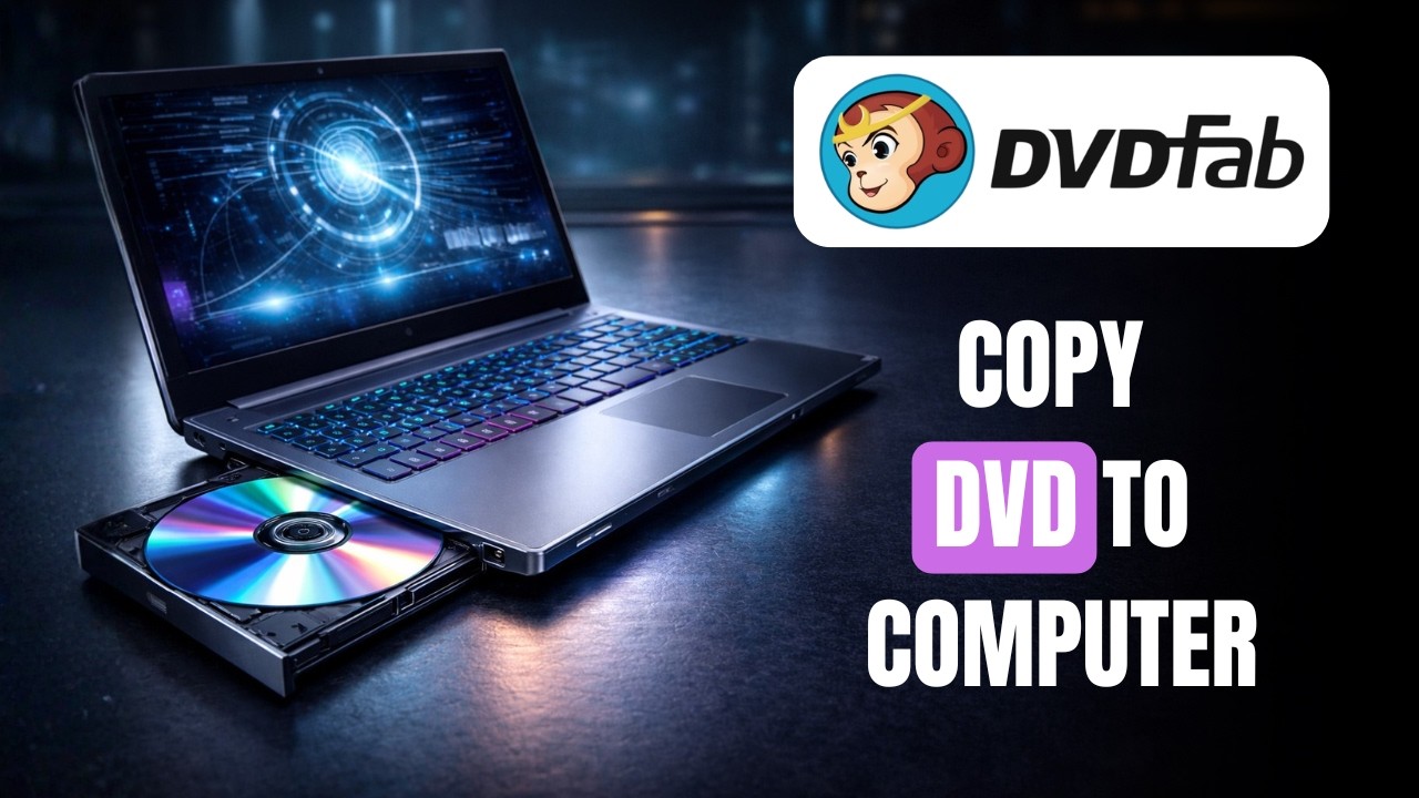 How to Copy DVD to Computer as MP4 or ISO: DVDFab Tutorial - YouTube