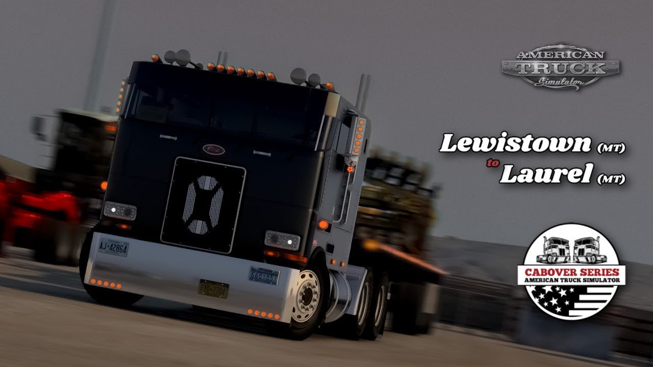 American Truck Simulator - Driver POV - Jon Ruda Pete 362 Cabover ...
