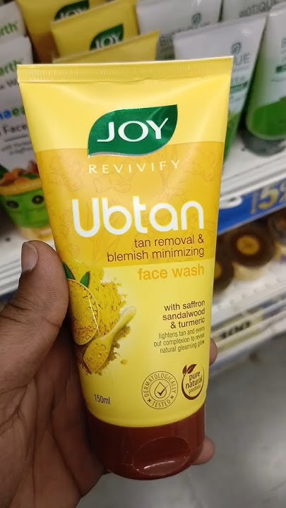 JOY Ubtan Tan removal & Blemish Minimizing Face Wash For Girls| #joy #facewash # ...