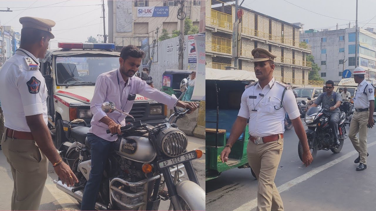 Traffic Awareness Program | RI Rajendra | Vijayawada Police #traffic | Ap Smart News - YouTube