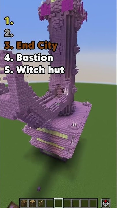ranking top 5 minecraft structures - YouTube