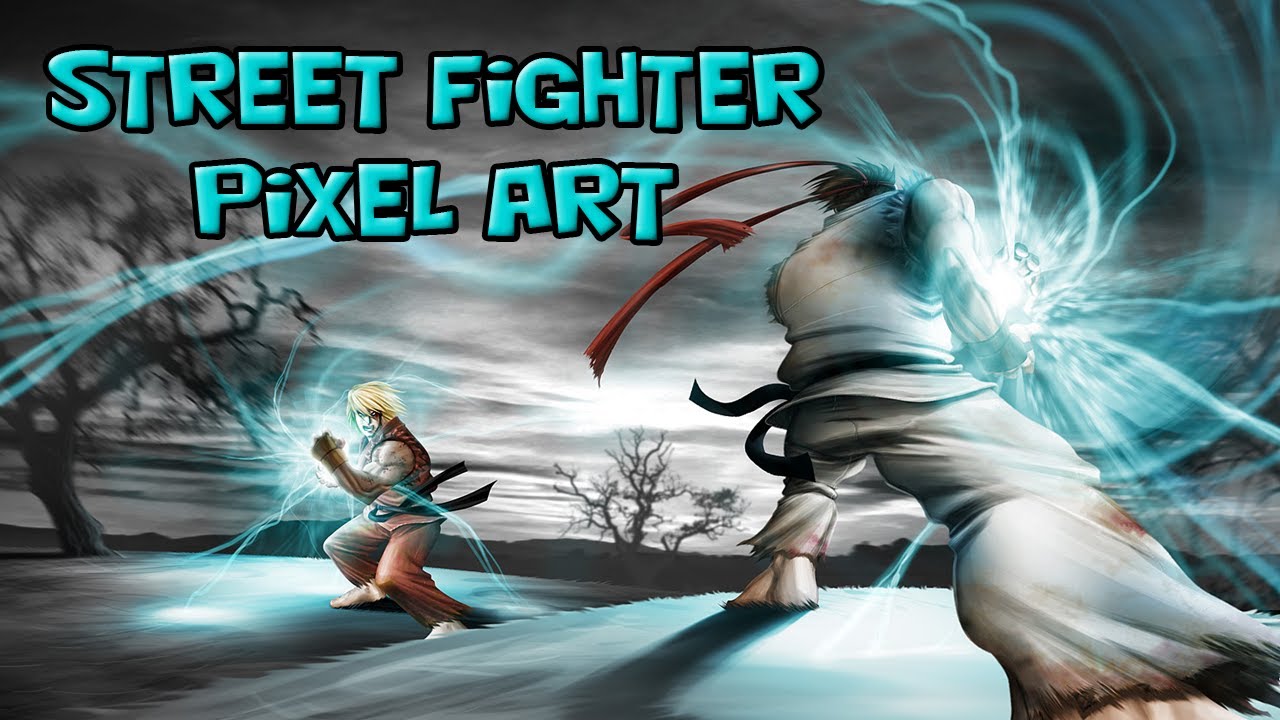 Ryu Street Fighter - Pixel Art Minecraft | HD - YouTube