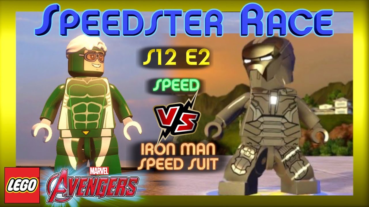 Speedster Series - Speed vs Iron Man Mk40 Race!! S12 E2 (LEGO Marvel's ...