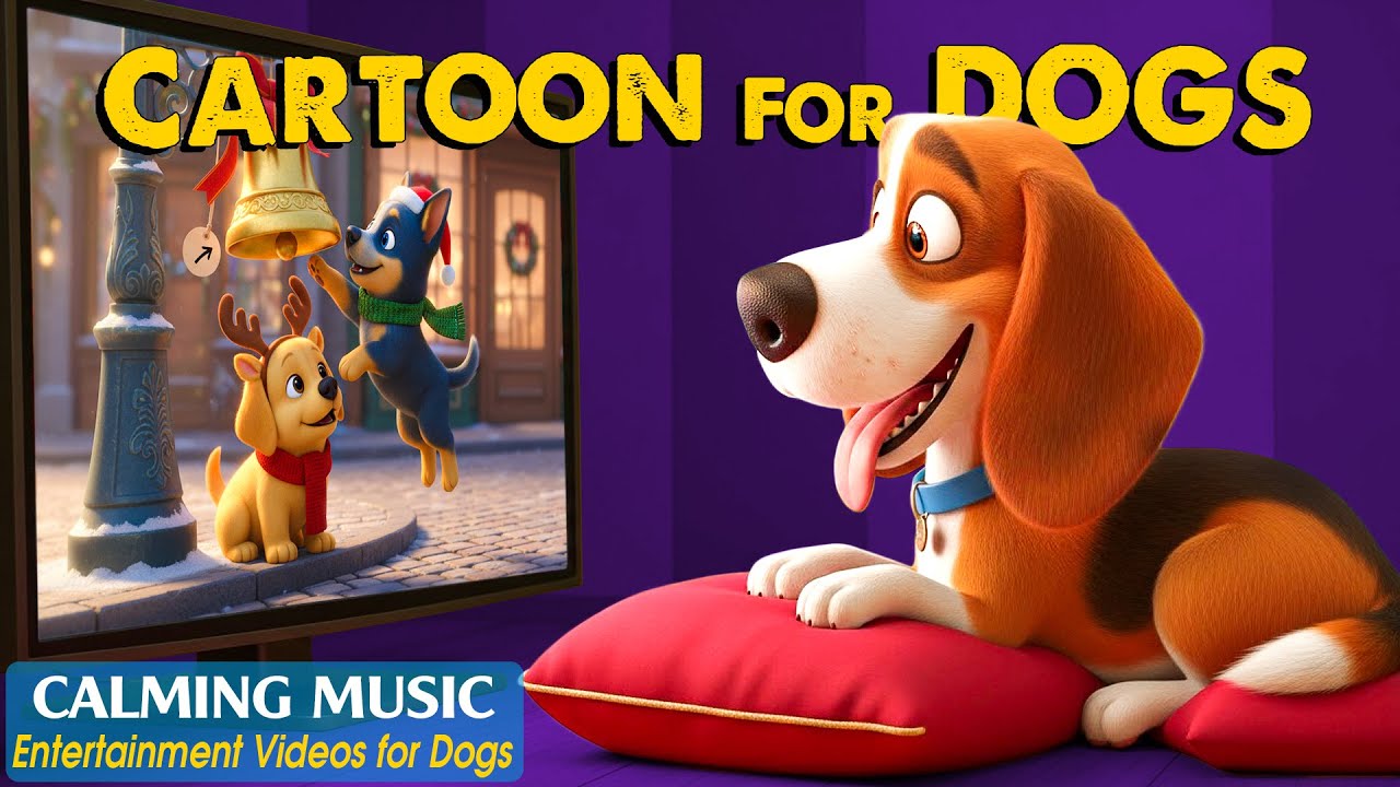 Dog Cartoon: All-Day Anti-Boredom & Fun Videos for Dogs to Watch ...