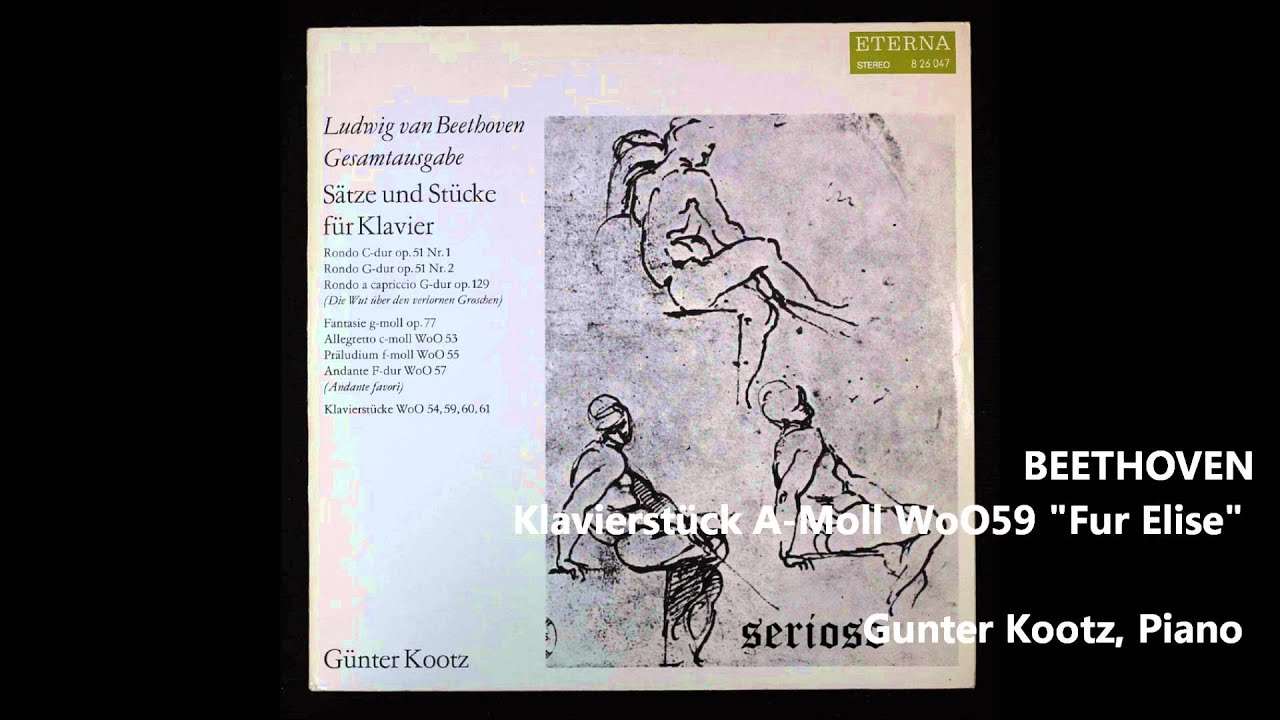 fur elise, gunter kootz - YouTube