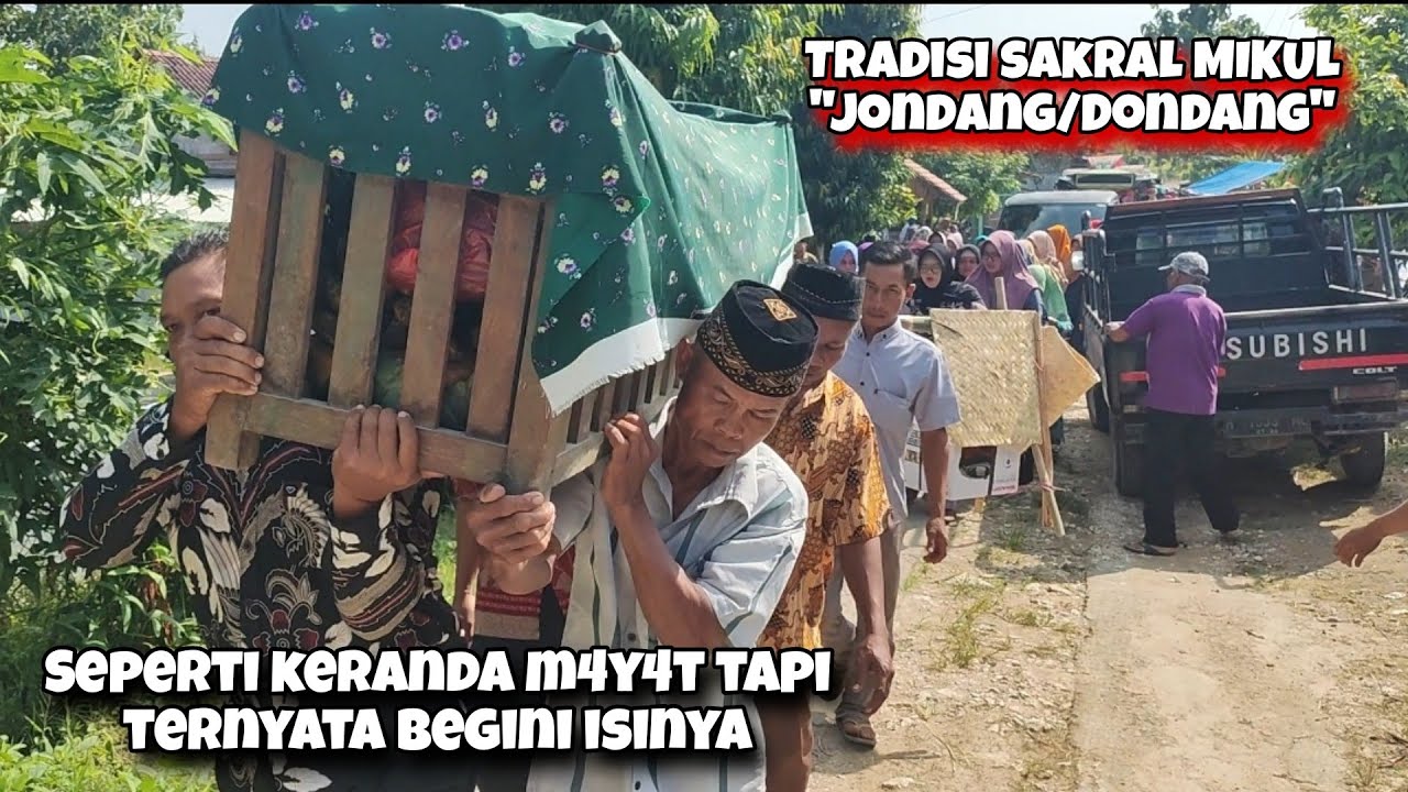 Sisi Lain Tradisi Kuno "Jondang / Dondang" Saat Prosesi Mantenan Jawa ...