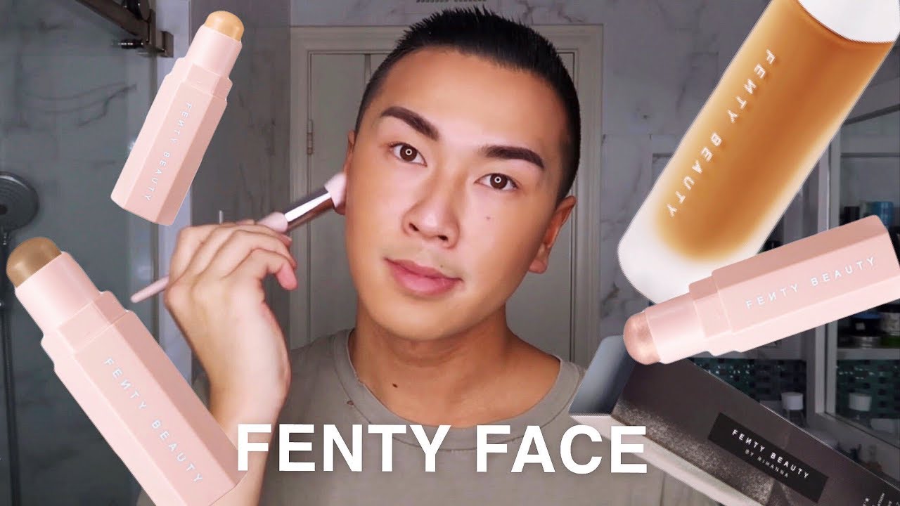 FULL FACE USING FENTY BEAUTY | Natural Men’s Makeup - YouTube