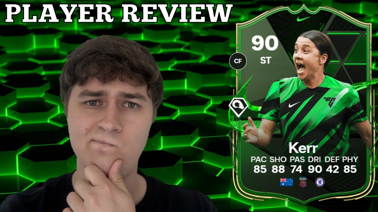 90 SAM KERR NIKE PLAYER REVIEW - EAFC 24 - YouTube