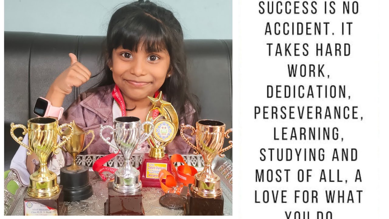 6 yr old Stacy's 2nd grade Achievements in Oxford school #hardwork # ...