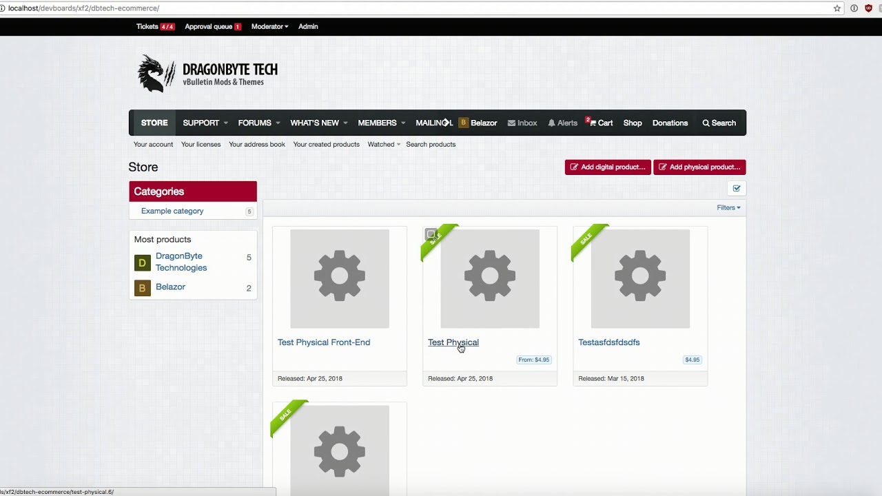 DragonByte eCommerce v1.0.0 Beta 2 Preview - YouTube
