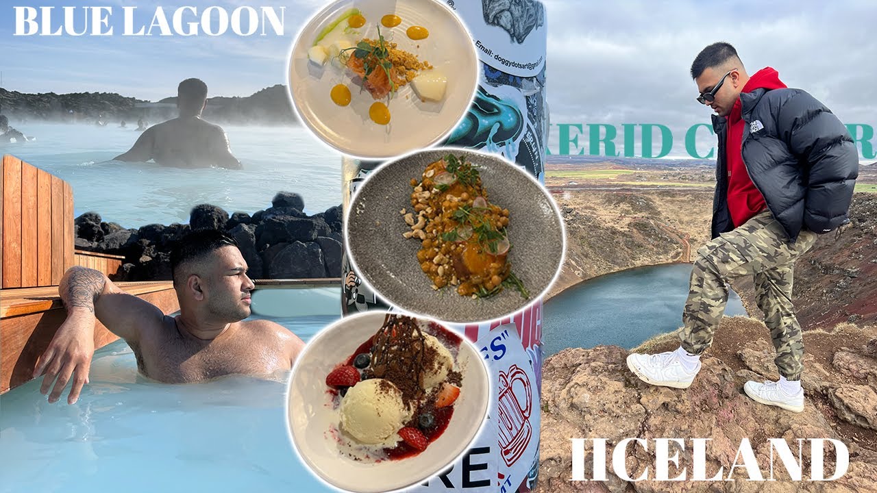 CRATERS, ICELANDIC FOOD & THE BLUE LAGOON!! - YouTube