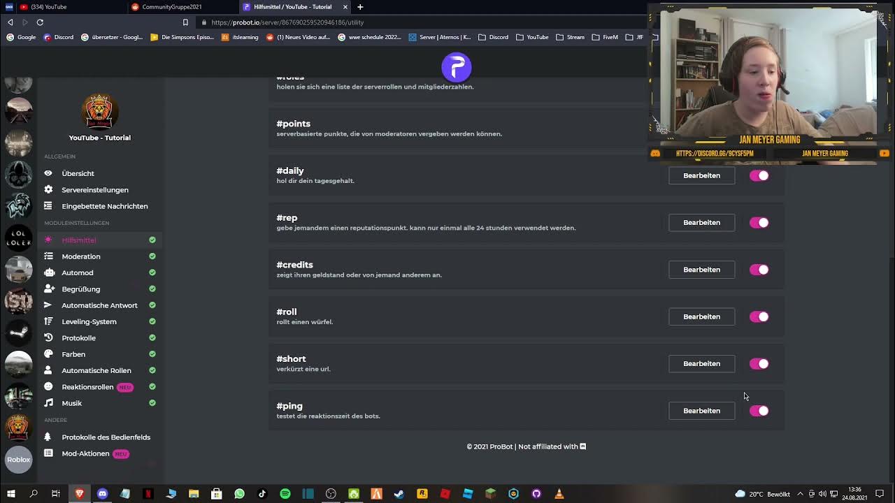 Discord ProBot Tutorial - YouTube