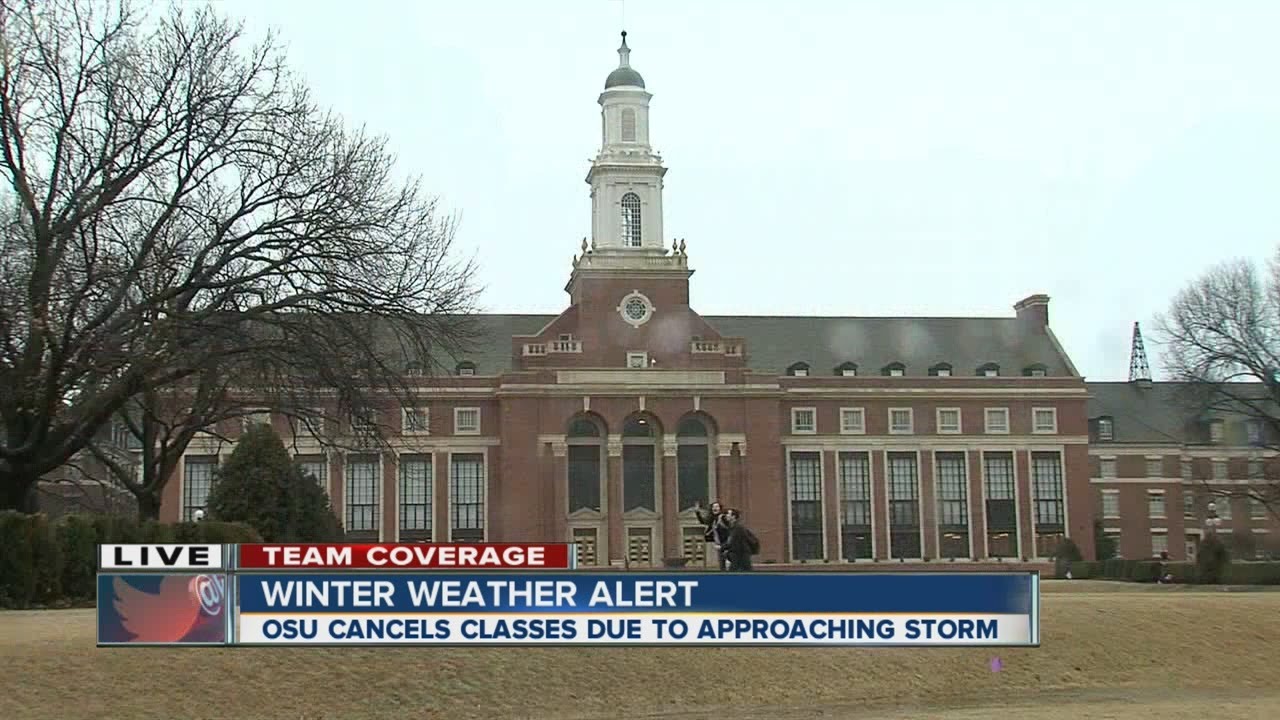 OSU prepares for winter storm - YouTube