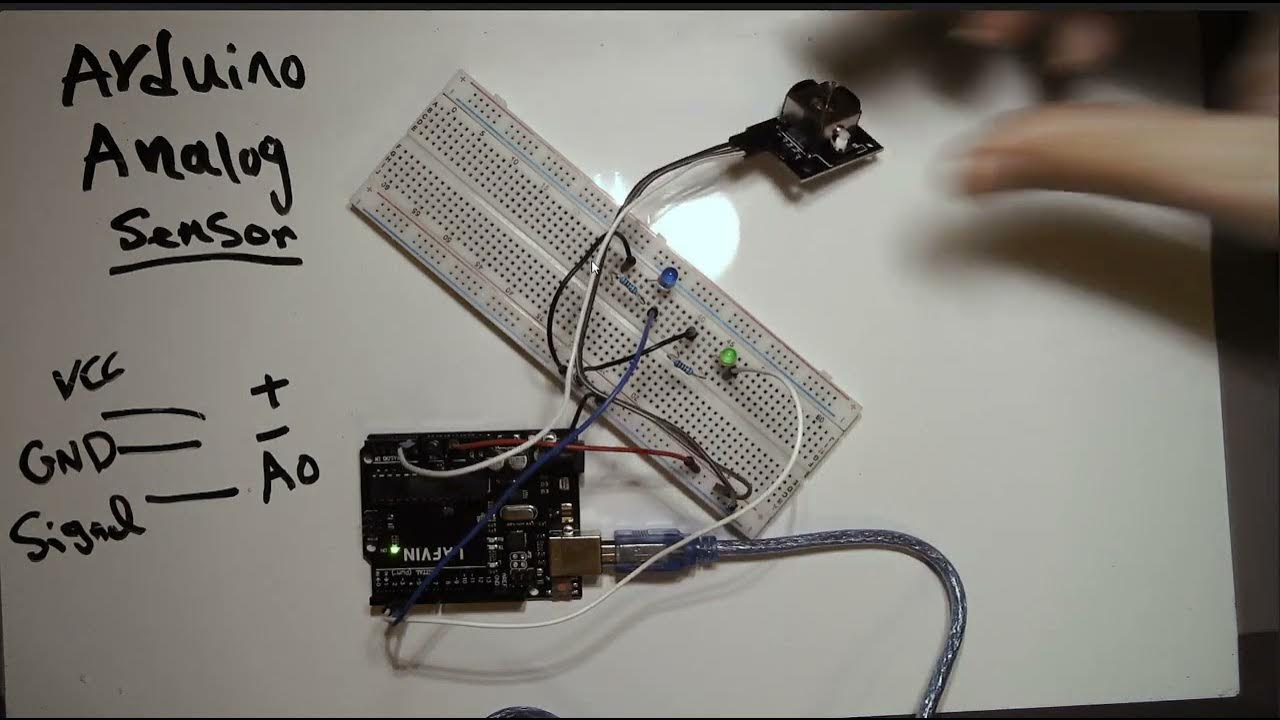 Arduino Analog Read - JoyStick VRx - YouTube