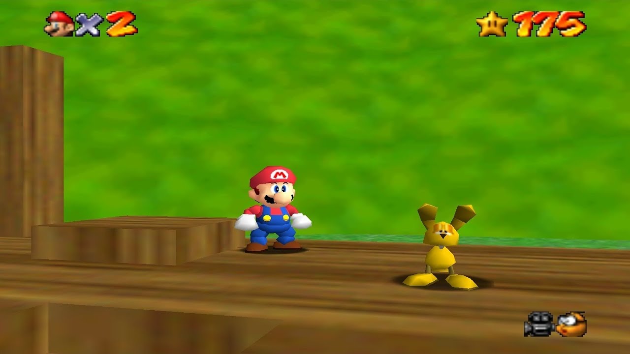 Super Mario 64: Catching The Rabbit - YouTube