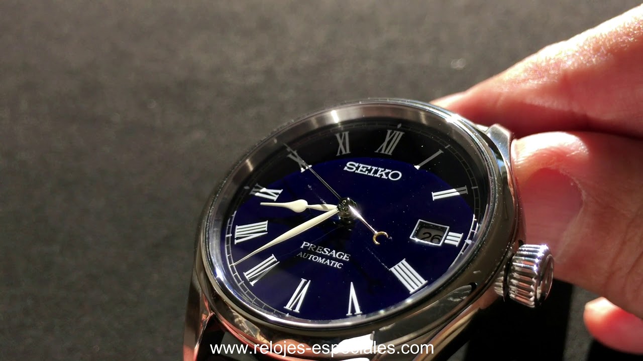 Seiko Presage Blue Moon - YouTube
