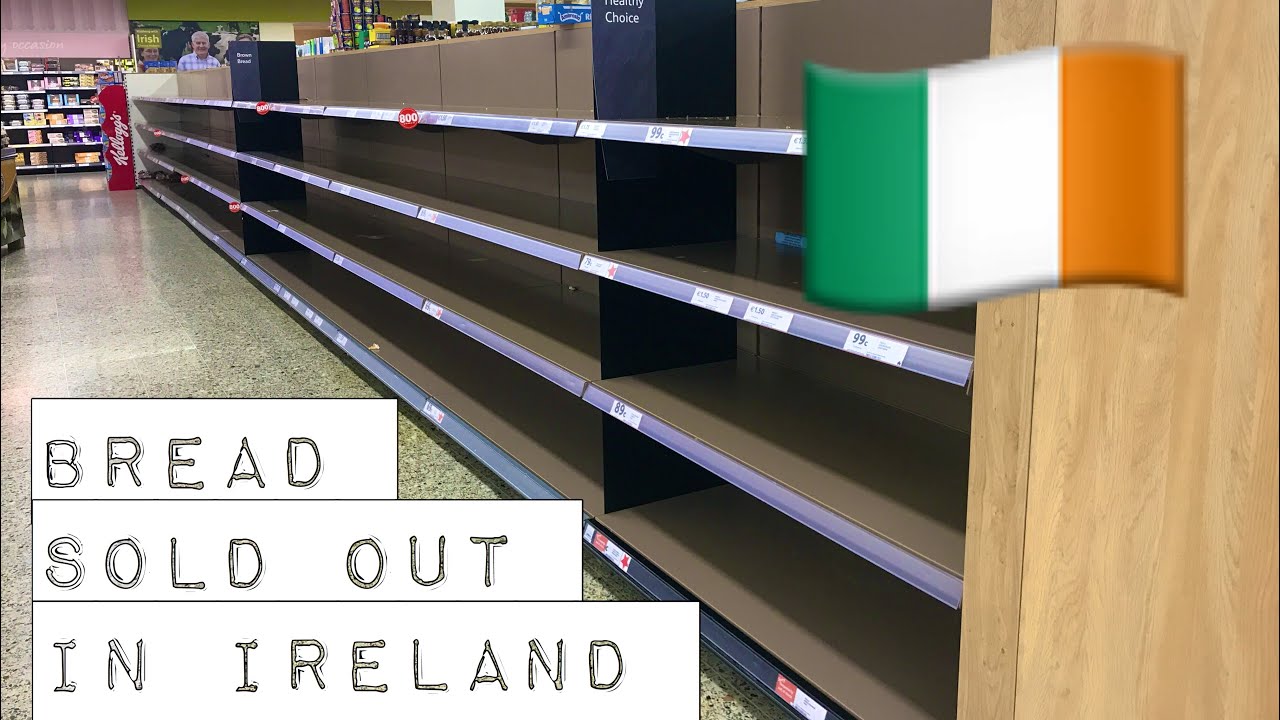Snow Storm Warning In Ireland and Breads are Sold Out || Panic Buying ...