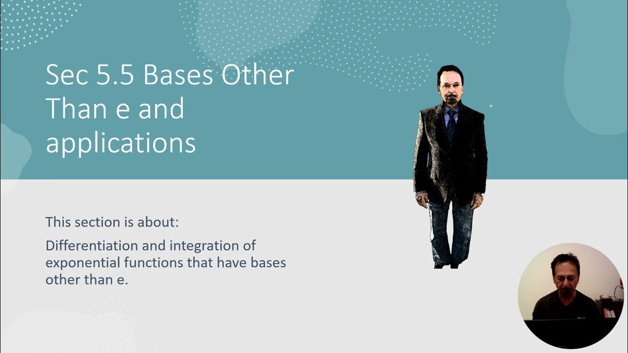 Sec 5 5 Base Other than e Differentiation - YouTube