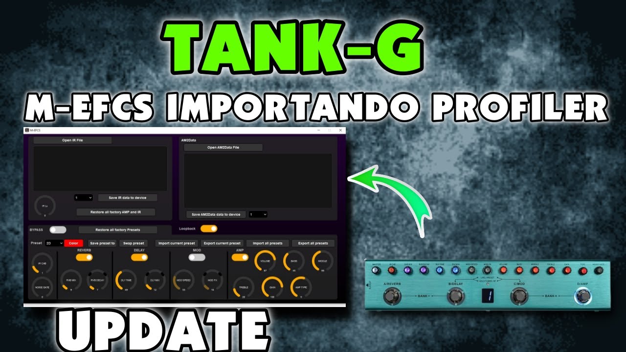 TANK-G - ATUALIZAÇÃO DO M-EFCS IMPORTANDO PROFILER! #mvave #tankg - YouTube