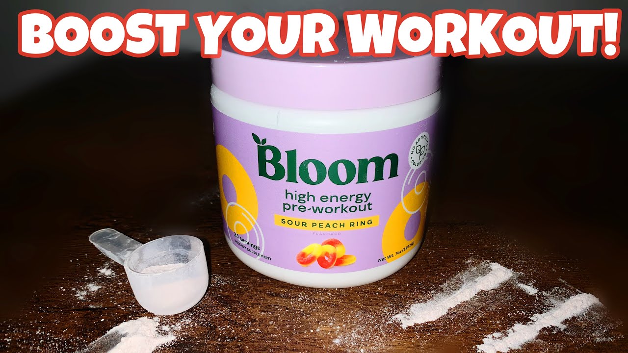 Bloom Nutrition High Energy Pre Workout Powder - YouTube