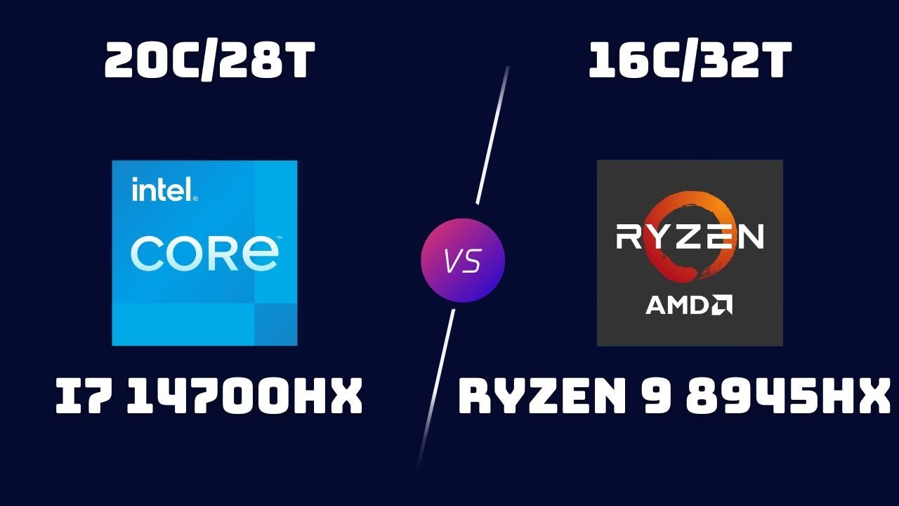 i7 14700HX vs Ryzen 9 8945HX – High-End Laptop CPU Comparison - YouTube