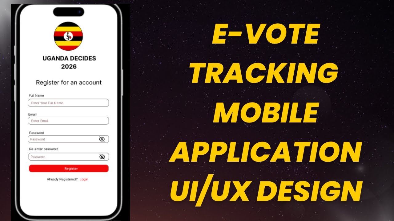 E-Vote Tracking Mobile App UI Design | Figma UI/UX Walkthrough - YouTube